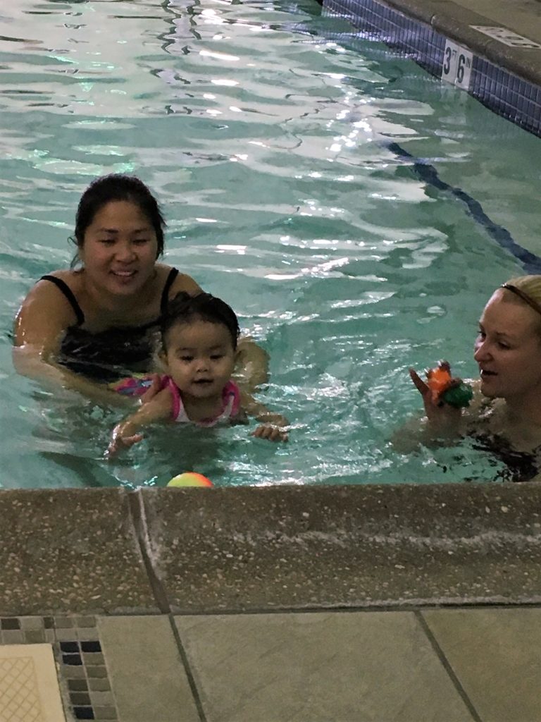 Mom and daughter swim, pic - Fitness & Wellness News